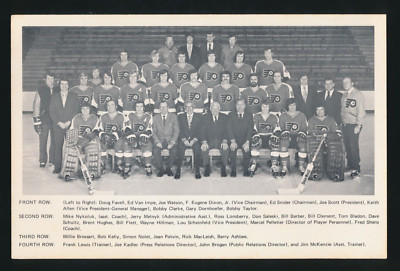 1972-73 Philadelphia Flyers Team Issue (5-1/2"x8-1/2") -w/ Souvenir ...