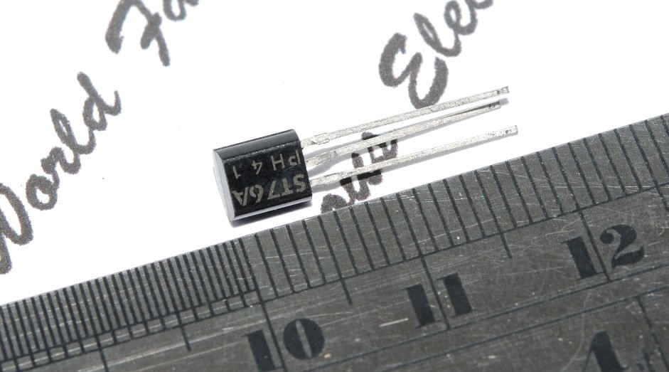 4pcs - PHILIPS BST76A (ST76A) N-channel D-MOS Transistor - TO-92 (TO92 ...