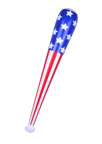 Inflatable USA Baseball Bat Fancy Dress Accessory Prop Flag Blow Up ...