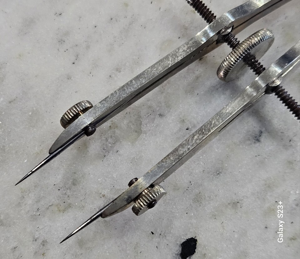 Vintage Gramercy Dual Needle Compass Drafting Tool Made In Germany | eBay