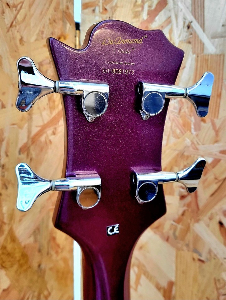 DeArmond By Guild Jet-Star Bass Korea 1998 Tyrean Purple | eBay UK