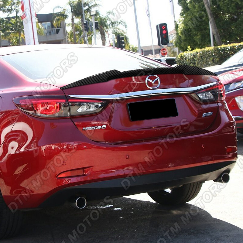 For 14-17 Mazda 6 Mazda6 Carbon Look V-Style Rear Trunk Lid Spoiler ...