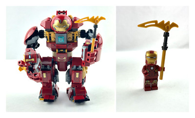 Lego Super Heroes The Hulk Buster Smash & Lego Marvel Super Iron Man ...