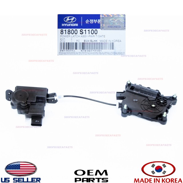 Tailgate Hatch Power Latch Assembly OEM 81800S1100 Hyundai Santa FE ...