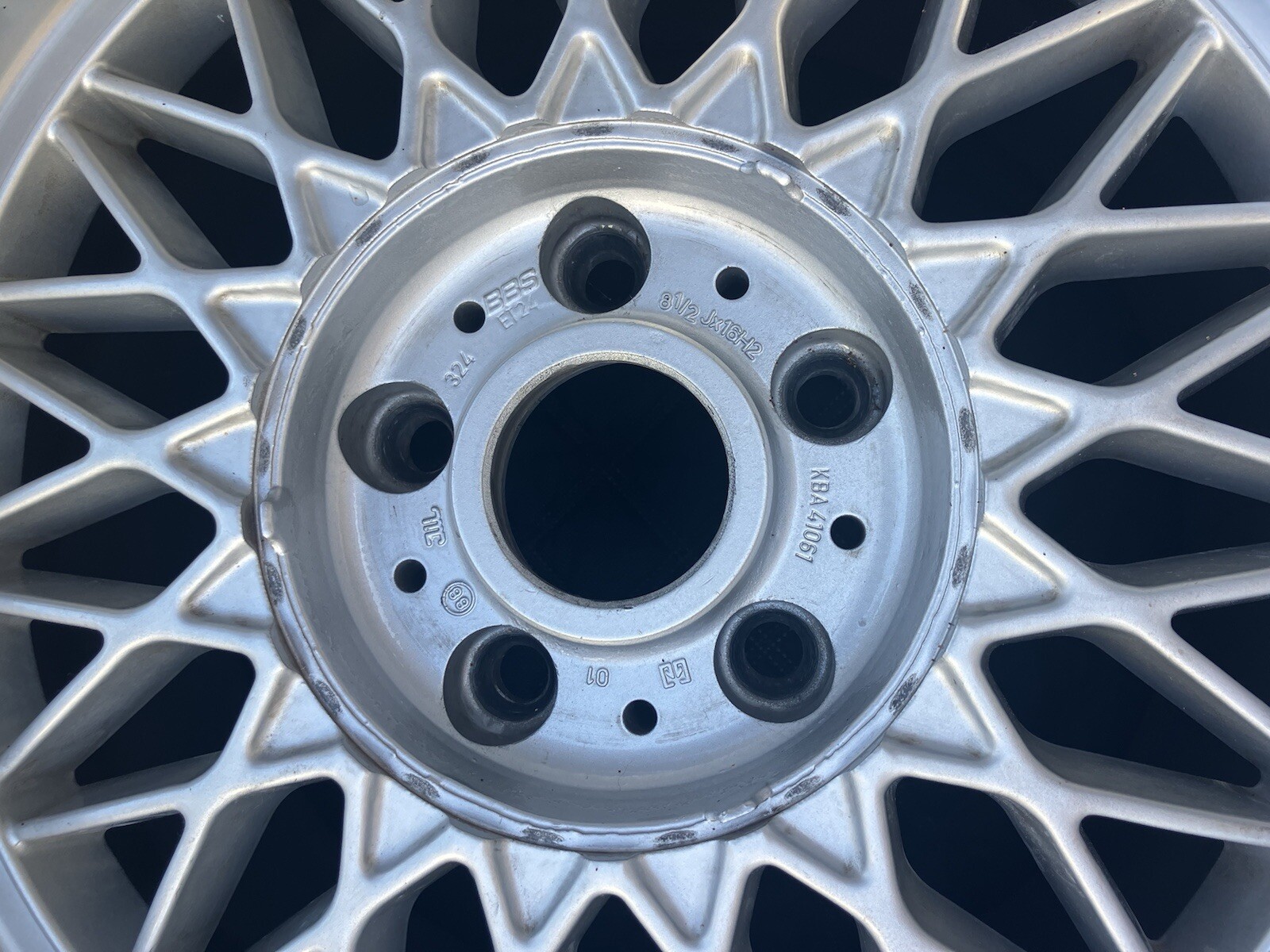 BMW E28 M5 E24 M6 E30 M3 16 BBS #5 OEM Factory Wheels “Staggered” | eBay