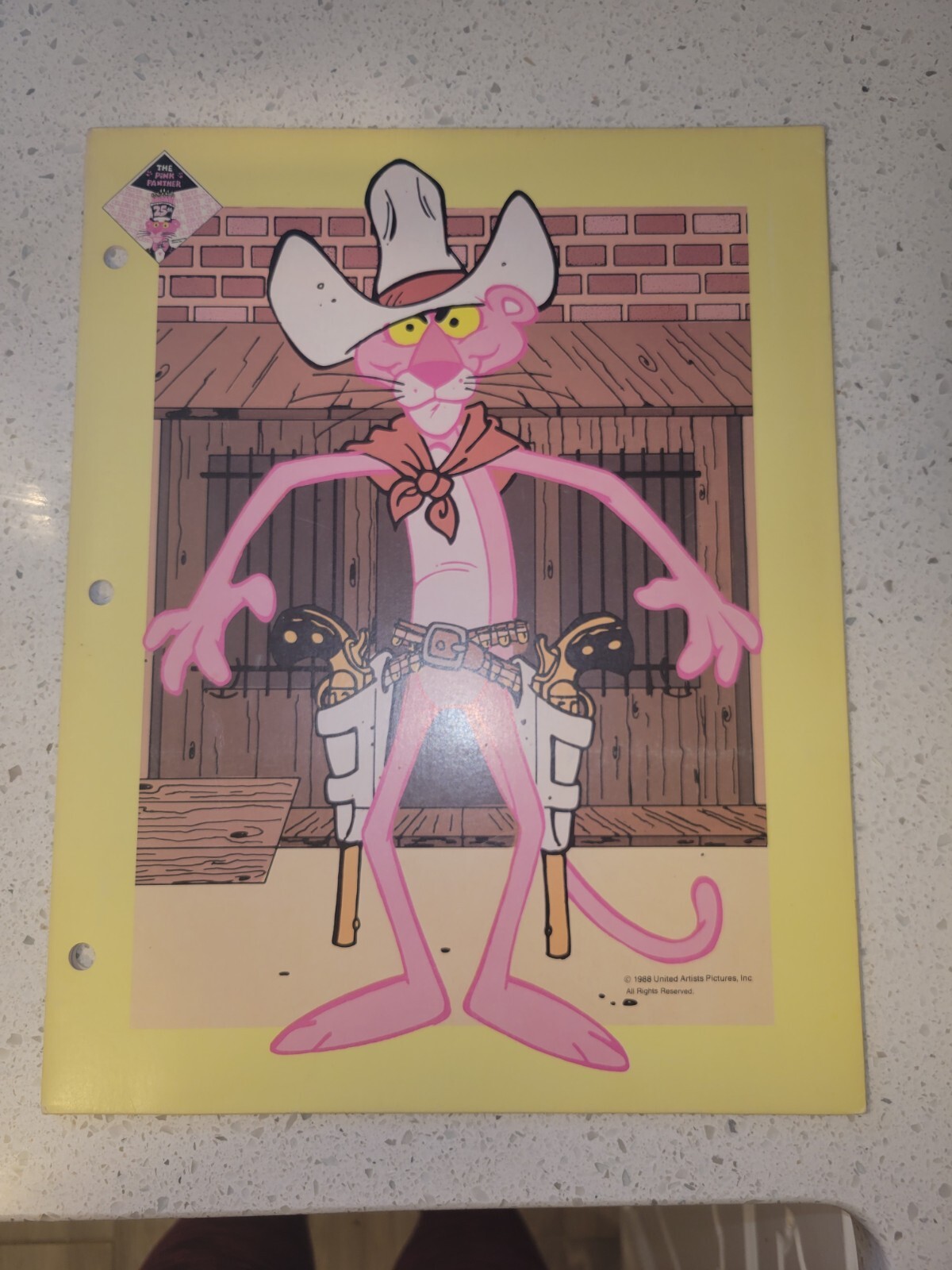 Vintage Rare 1988 Pink Panther Folder 25th anniversary | eBay