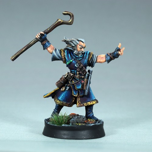 painted Ezren miniature Iconic Human Wizard reaper sorcerer staff ...