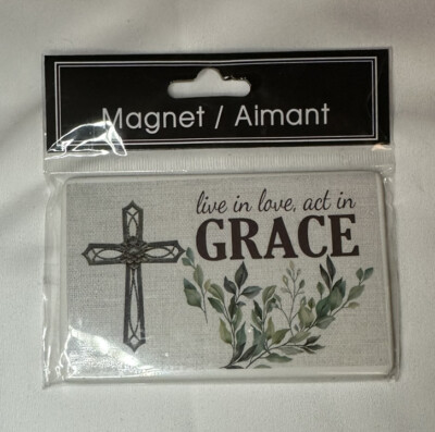 New-Refrgerator Ceramic Magnet-“live In Love, Act In Grace” | eBay