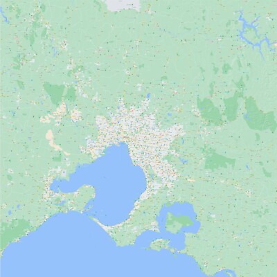 Large detailed map of Victoria, Australia 200gsm Gloss Paper 1.2 x 1.7m ...