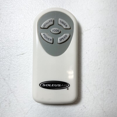 (RARE) Remote Control for Fit Soleus Oscillating Fan 5 button remote | eBay