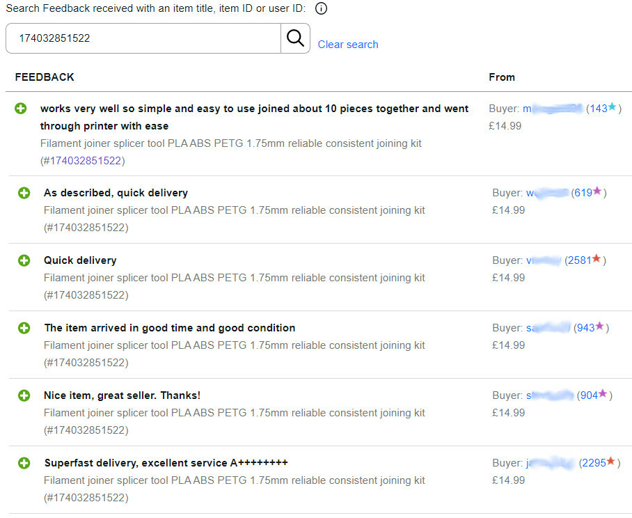 Filament joiner splicer tool PLA ABS PETG 1.75mm reliable consistent ...