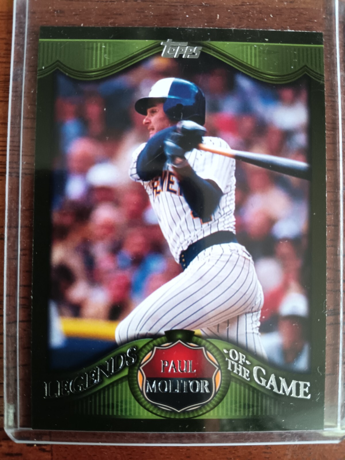 PAUL MOLITOR "LEGENDS OF THE GAME" 2009 TOPPS BASEBALL CARD #LG-PM | eBay