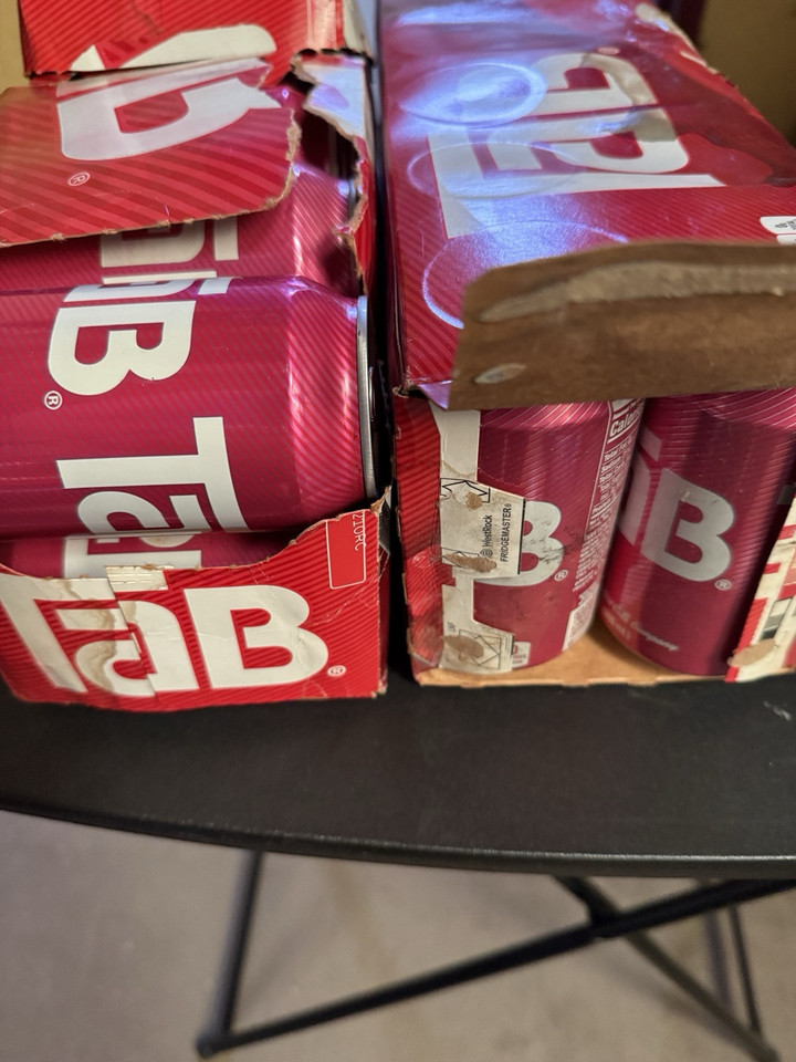 TAB COLA SODA 12 PACK UNOPENED BRAND-NEW 12 CANS EXPIRATION DATES Vary ...