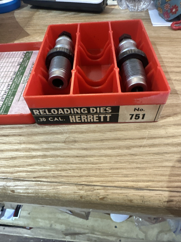 RCBS 17401 30 Herrett Reloading 3 Die Set | eBay