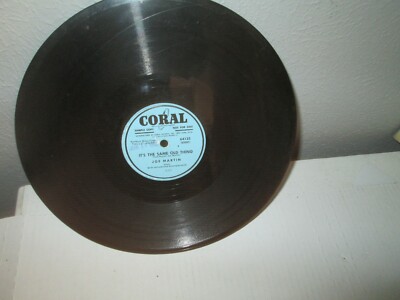 JOE MARTIN - ITS SAME OLD THING / YOUR LOVE rare Hillbilly Country 78 ...