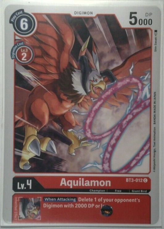 Digimon CCG - Aquilamon *BT3-012* | eBay