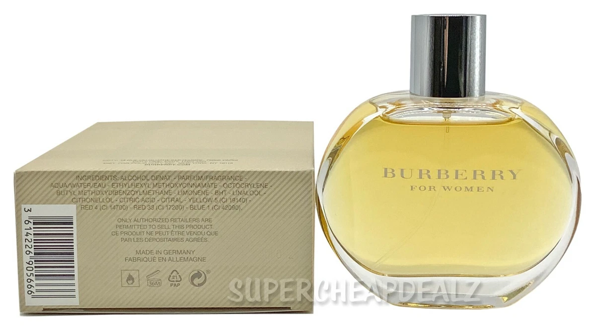 Burberry Perfume Packaging