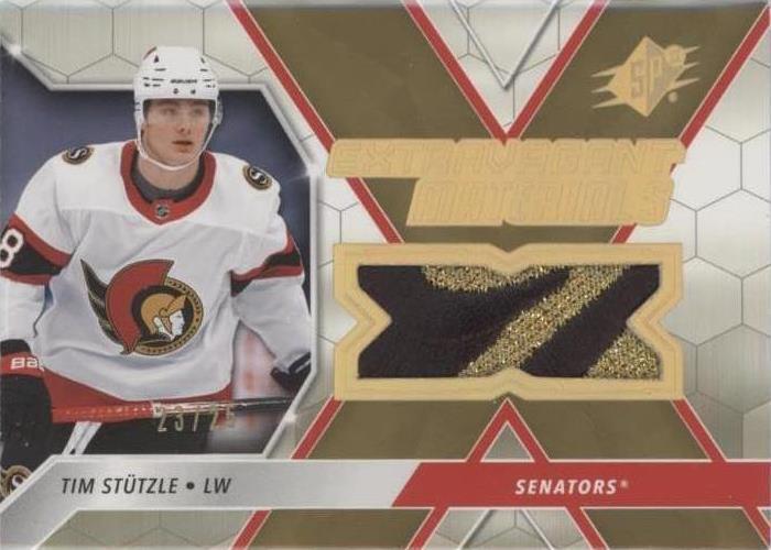 2020-21 SPx - Extravagant Materials Tim Stutzle #EX-TS Premium /25 (MEM ...