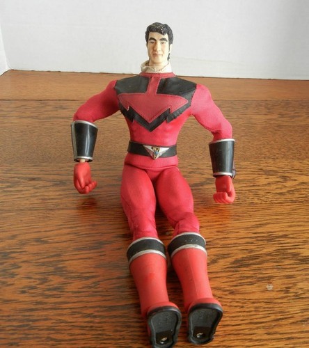 2001 POWER RANGERS RED TIME FORCE ULTRA QUANTUM TALKING BANDAI ACTION ...