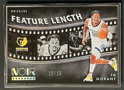 2023-24 Panini Noir Ja Morant #259 Feature Length Metal Frame /25 | eBay