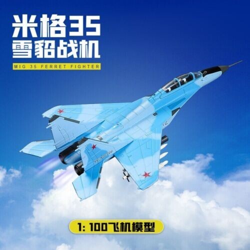 1/100 MiG-35 Russian Air Fighter Aircraft Airplane Military Diecast ...