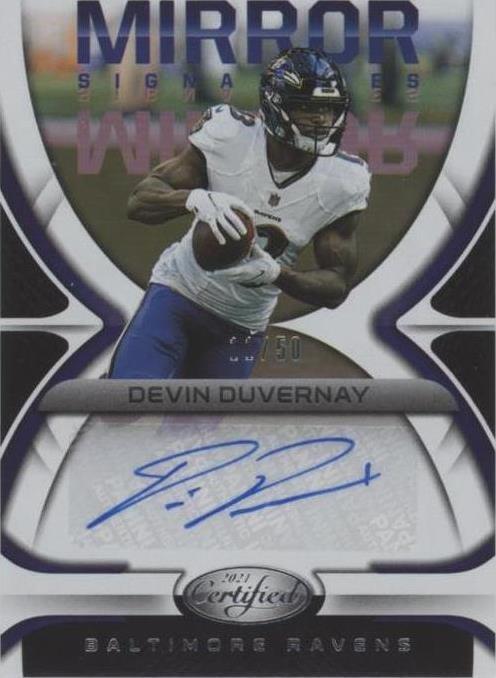 2021 Panini Certified - Mirror Signatures Devin Duvernay #MS-DD /50 (AU ...