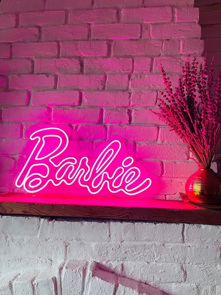 Barbie Neon Sign / Personalized Design Neon / Kids Room Neon Wall Decor ...