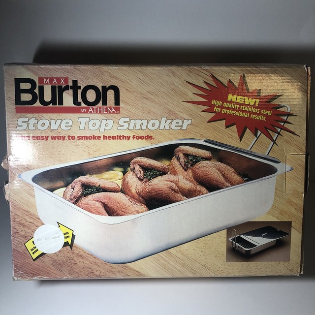 Aervoe Max Burton 6300 Stove Top Smoker for sale online | eBay