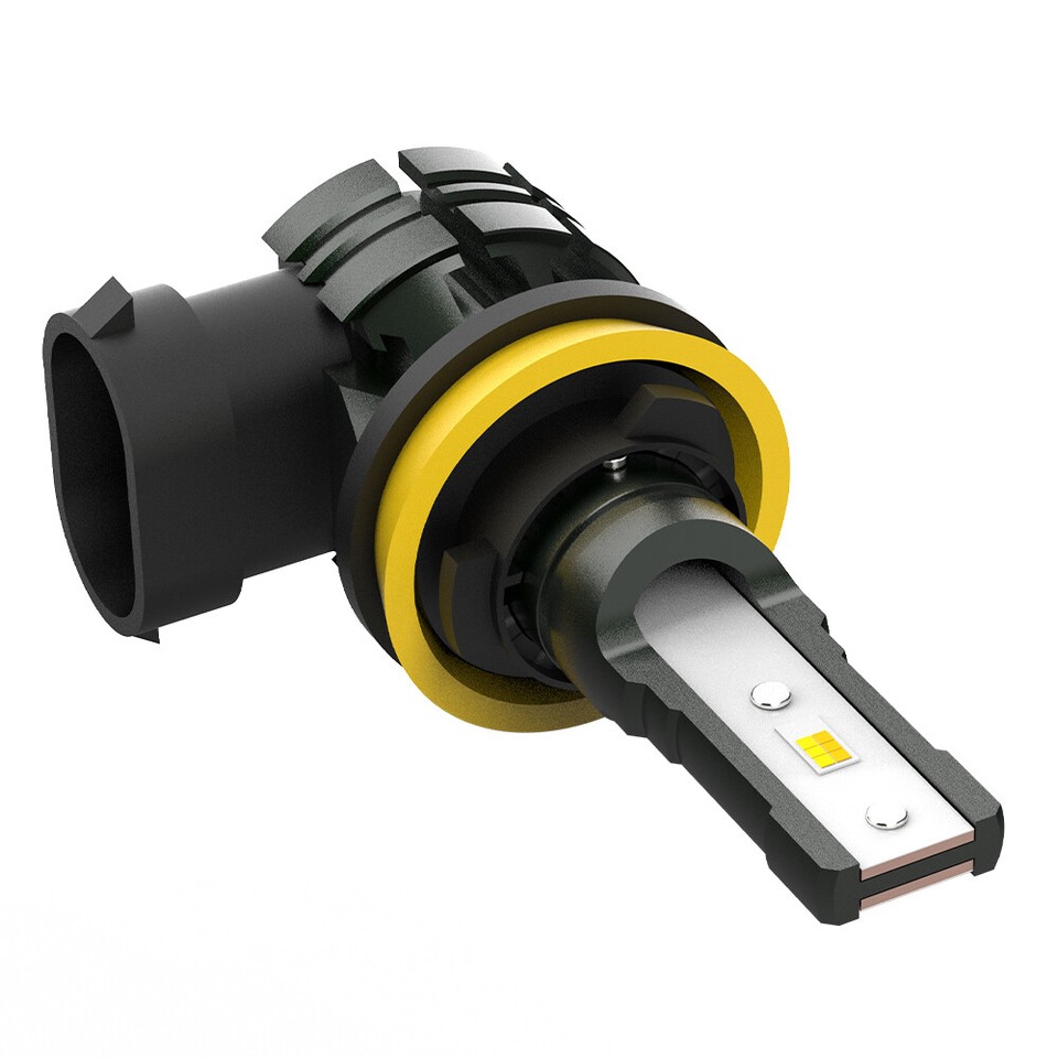 2PCS H11 H8 White Yellow LED Fog Light Bulbs Dual Color Switchback ...