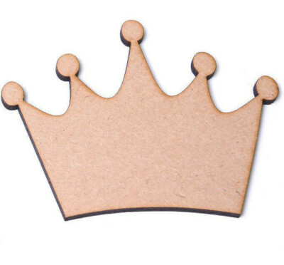 Wooden Crown Craft Shapes, Tiara Shapes, Toy Box Crown Princess Prince ...