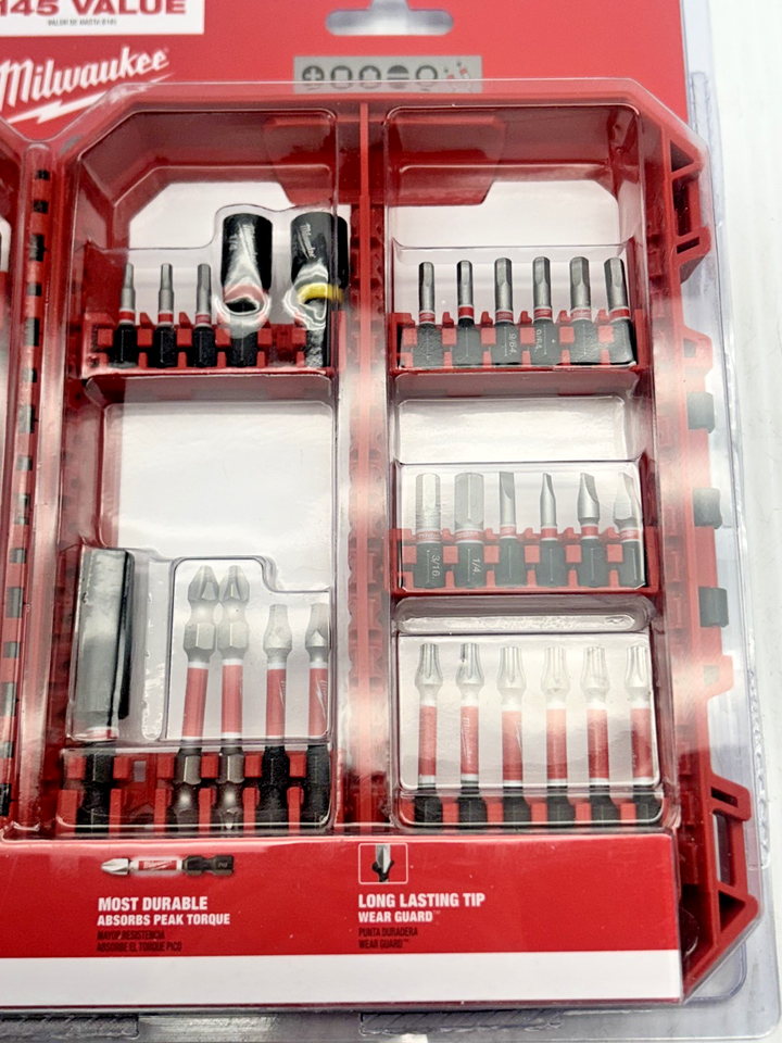 Milwaukee 74 piece Shockwave Impact bit set 48-32-5154 | eBay