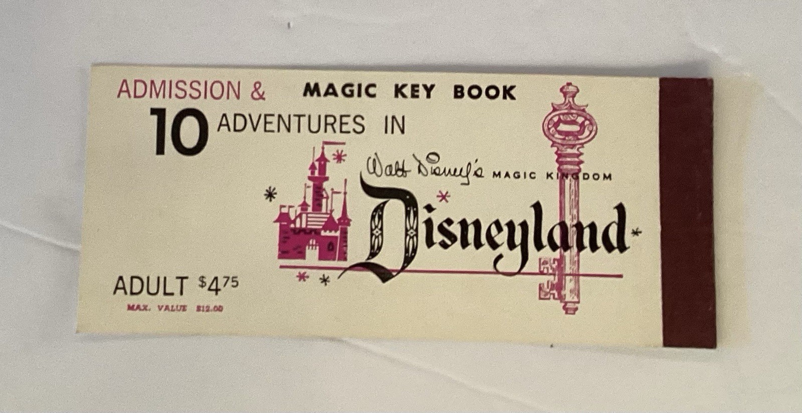 Vintage Disneyland Ticket Book from 1968-69 Season | eBay