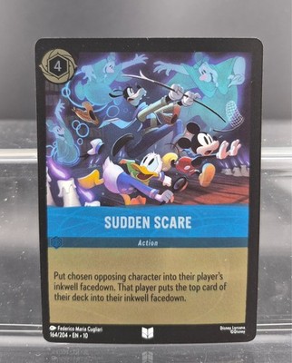 Disney Lorcana Sudden Scare 164/204 Whispers in the Well Uncommon Foil ...
