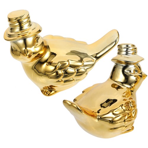 1 Pair Small Birds Statues Modern Style Bird Figurine Decorative Animal ...