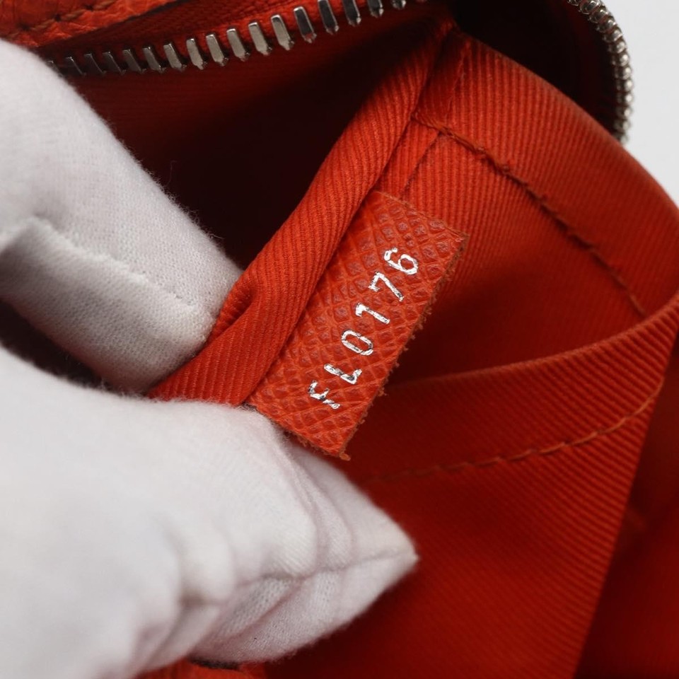 LOUIS VUITTON Taiga Porte Documents Voyage Bag Orange M30637 LV Auth 156354 | eBay