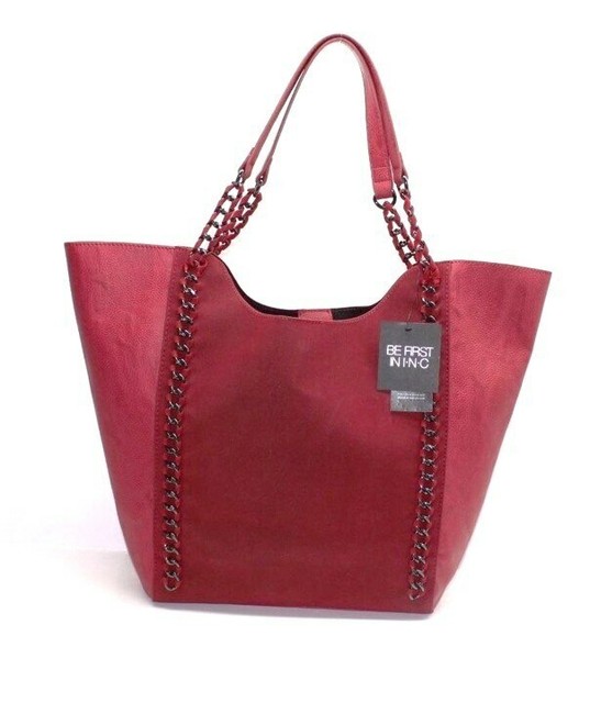 Inc International Concepts Salli SHOPPER Tote Handbag Purse Red for ...