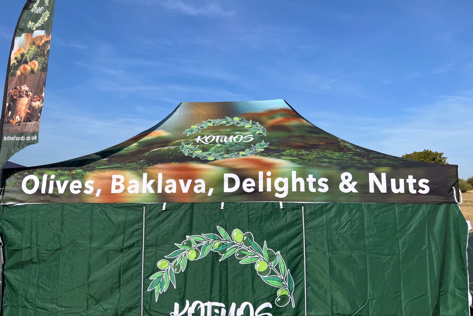 HERCULES GAZEBO 3m BESPOKE DIGITAL PRINTED ROOF VALANCE BANNER WRAP ...