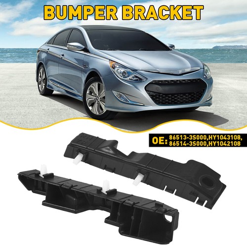 Bumper Bracket Front Left & Right Side Fit For 2011-2015 Hyundai Sonata ...