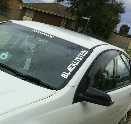 CUSTOM WINDSCREEN CAR STICKER DECAL POPULAR UTE, CAMPER , TRAILER ...