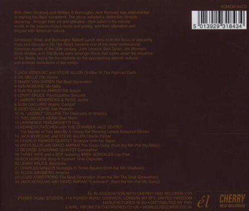 rare BEAT SCENE Jack Kerouac CD Ken Nordine Sun Ra Lenny Bruce Allen ...