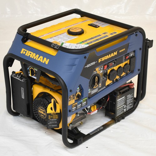 Firman Tri-Fuel Portable Generator 7500W 120/240V T07571 840876175712| eBay