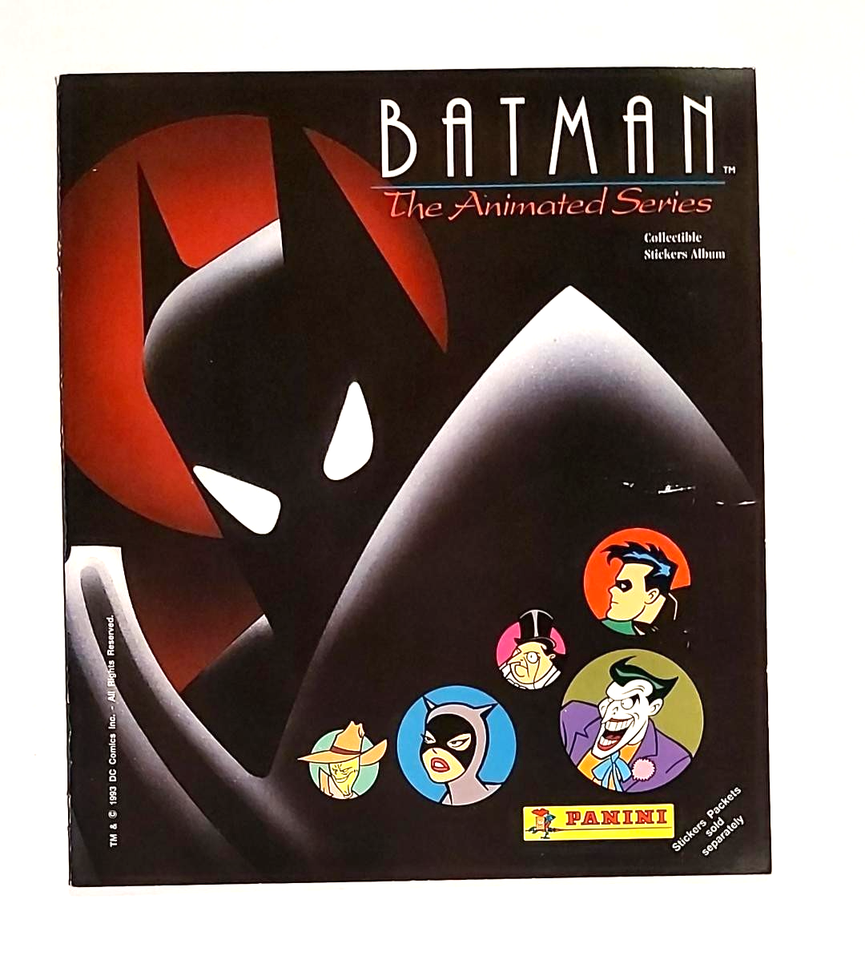 BATMAN Animated Complete Sticker, Hologram & Album Set / Panini 1993 ...