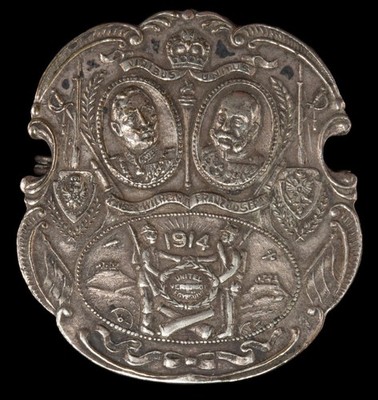 Den WeltKrieg Erinnerung Kaiser Wilhelm Franz Josef 1914-1915 Pin Badge ...