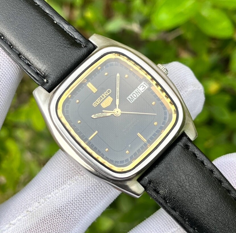 Vintage Seiko 5 Choco Texture Dial Automatic Japan Ma… - Gem
