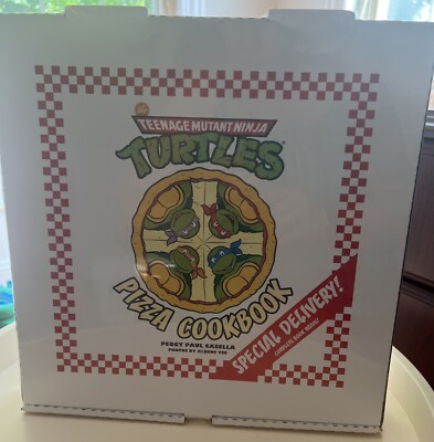 TMNT Teenage Mutant Ninja Turtles Pizza Cookbook w/ Gift Box Limited ...
