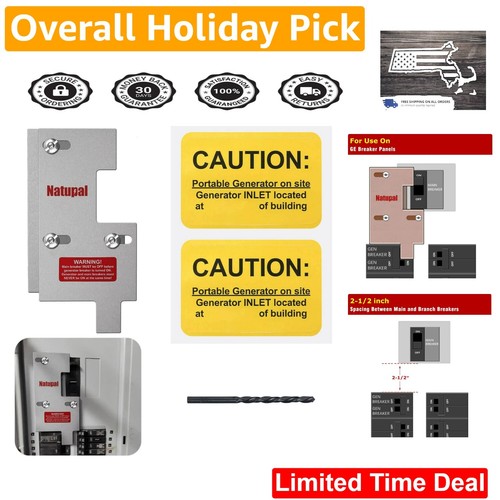 Universal Generator Interlock Kit - GE Compatible, Secure Power ...