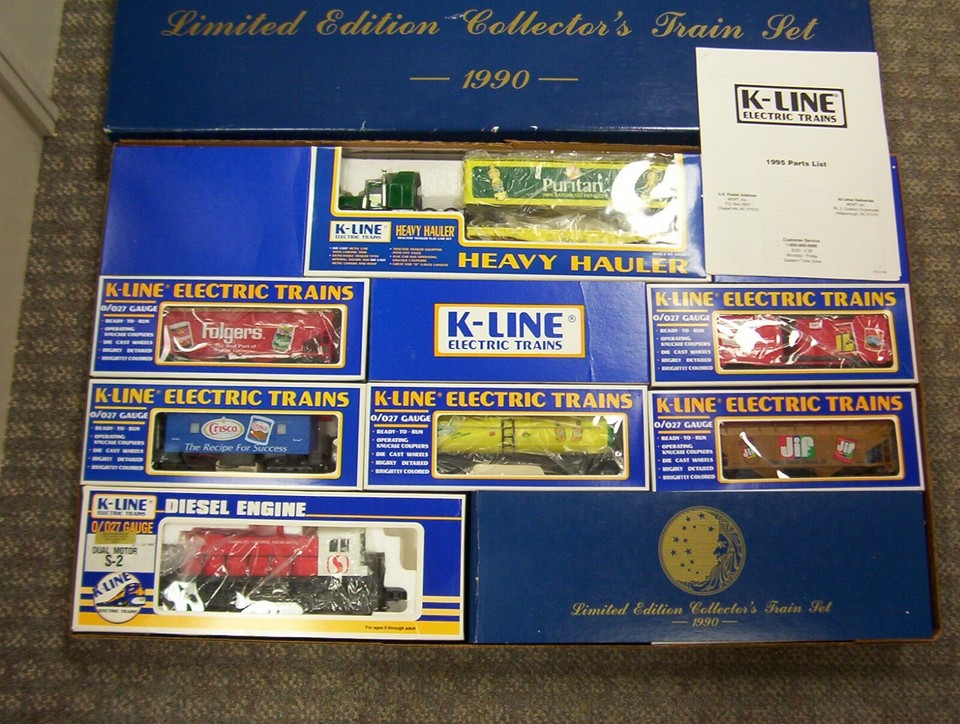 RARE K-LINE LIMITED EDITION 1990 Proctor & Gamble O-GAUGE COLLECTORS ...