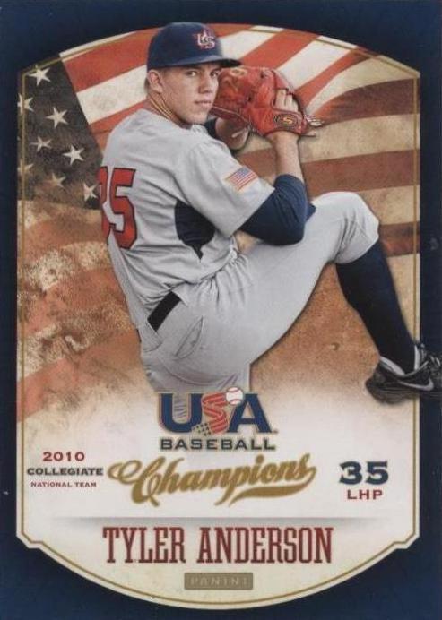 2013 Panini USA Baseball Champions - Tyler Anderson #6 (RC) for sale ...