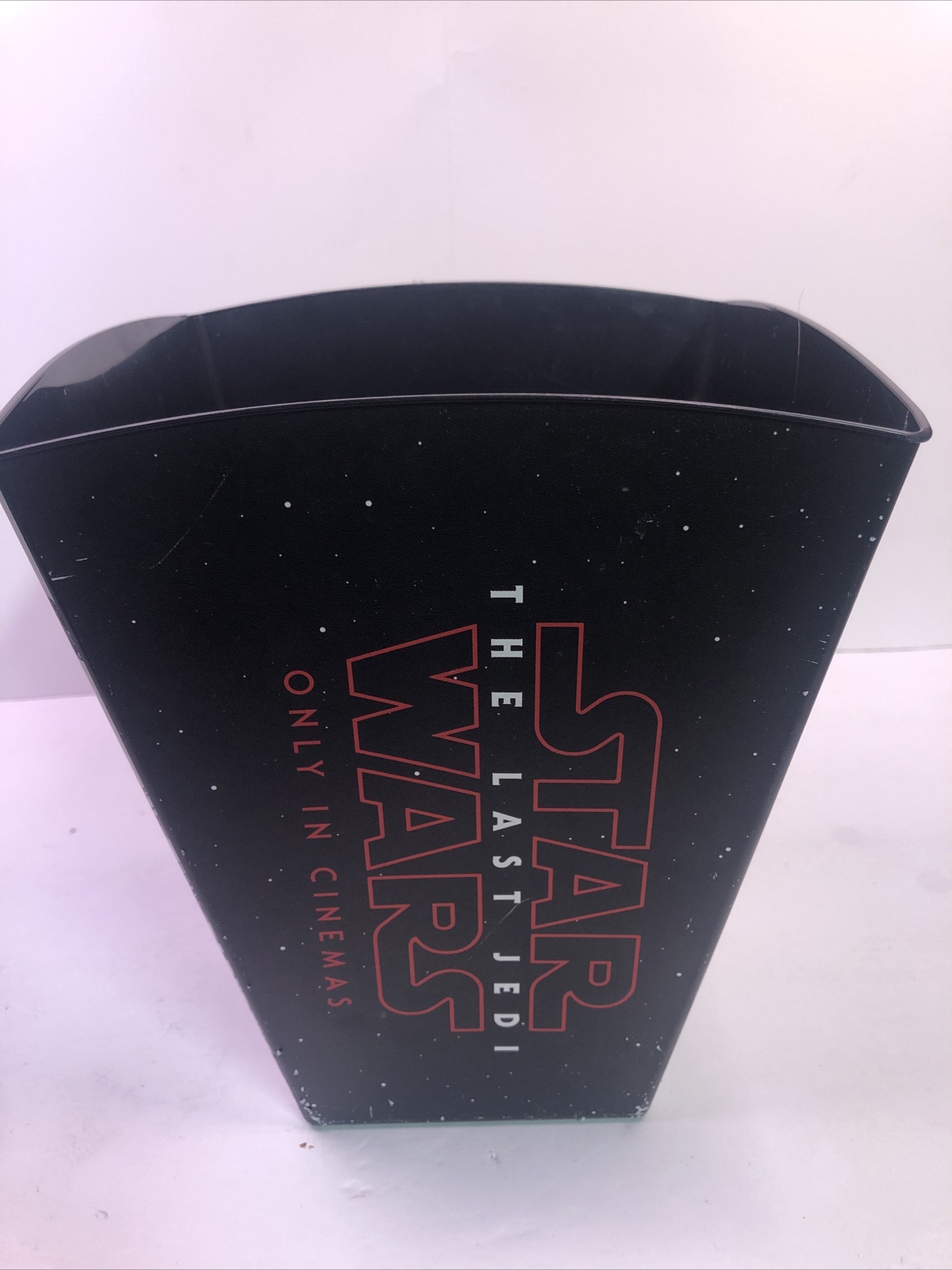 Star Wars The Last Jedi Movie Theater Promo Plastic Popcorn Bucket 9 ...