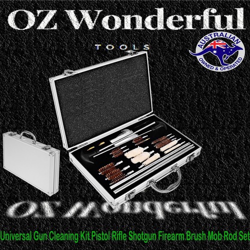 Gun Cleaning Tools Set Pistol Rifle Shotgun Firearm Cleaner Kit ...